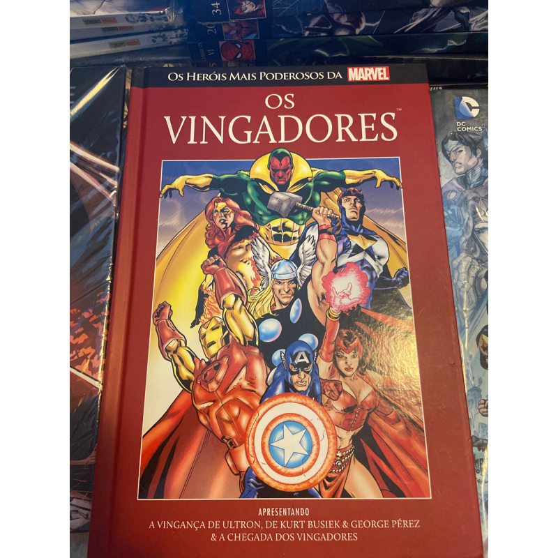Os Vingadores Salvat Capa Vermelha Volume 1 Os Heróis Mais