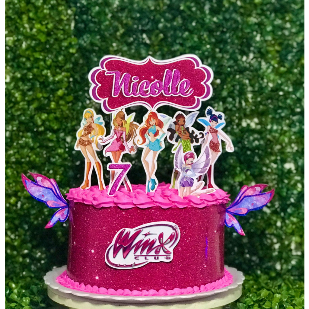 TOPPER DAS WINX PERSONALIZADOS | Shopee Brasil