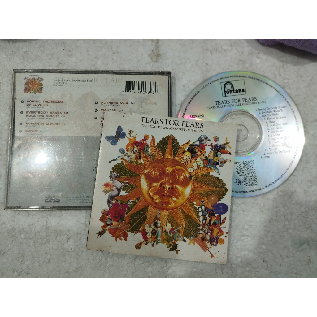 Cd - Tears For Fears - Série Minha Historia Internacional | Shopee Brasil