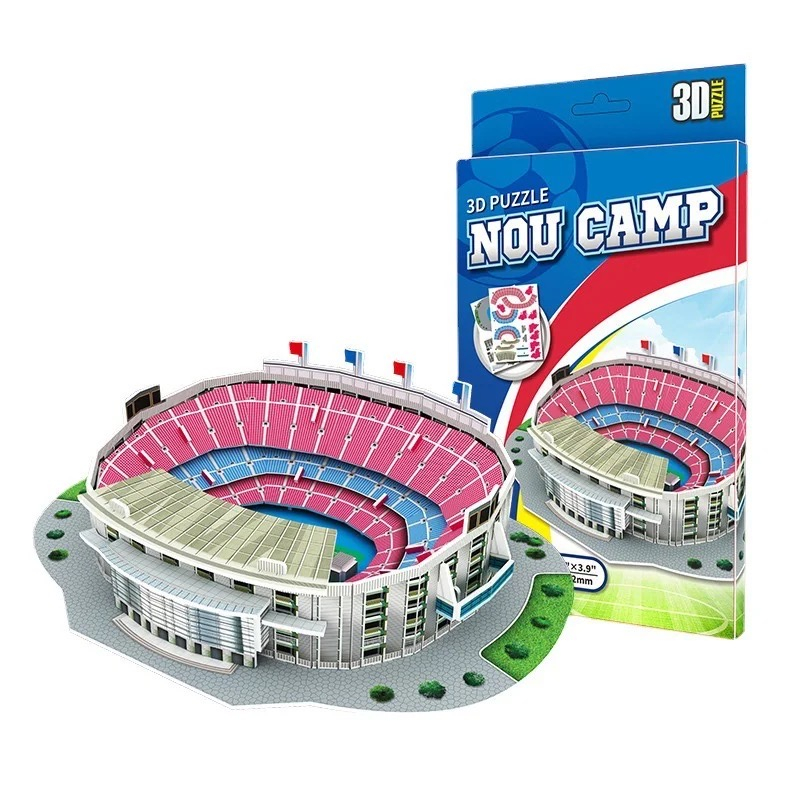 Futebol, Mini Estádio, Barcelona Real Madrid Milan Psg Montagem Do ...