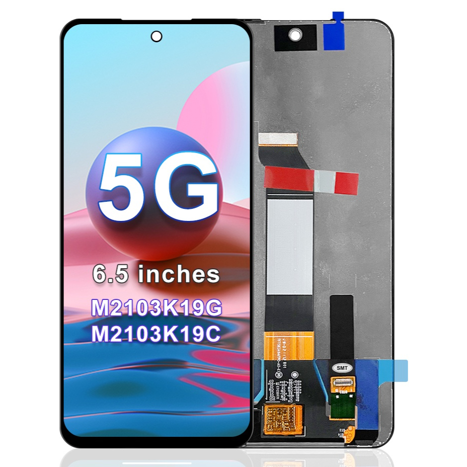 6.5" Display Para Xiaomi Redmi Note 10 5G&Note 10T 5G&Poco M3 Pro&Poco M3 Pro 5G VIVID Frontal ...