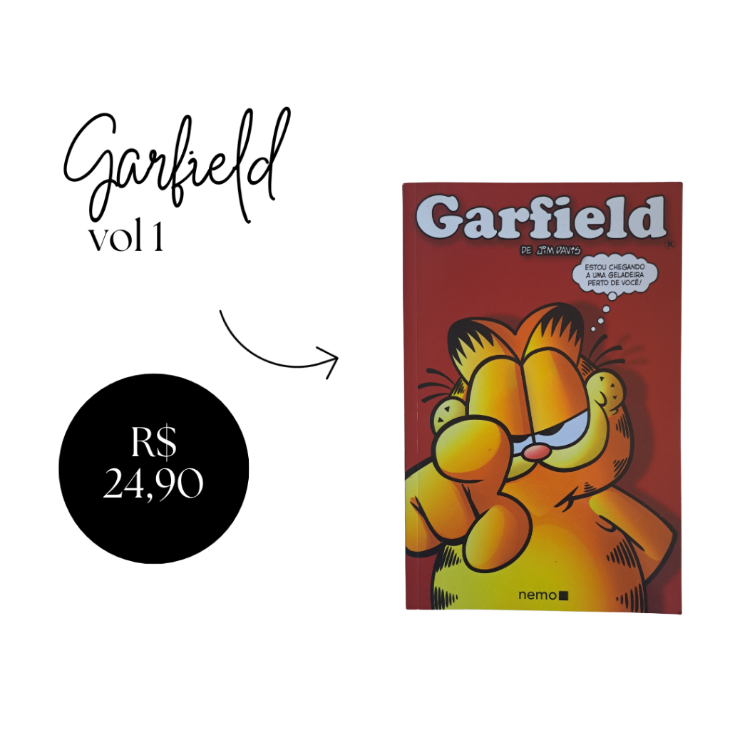 Garfield volume 4 - Autor: Jim Davis (2015) | Shopee Brasil
