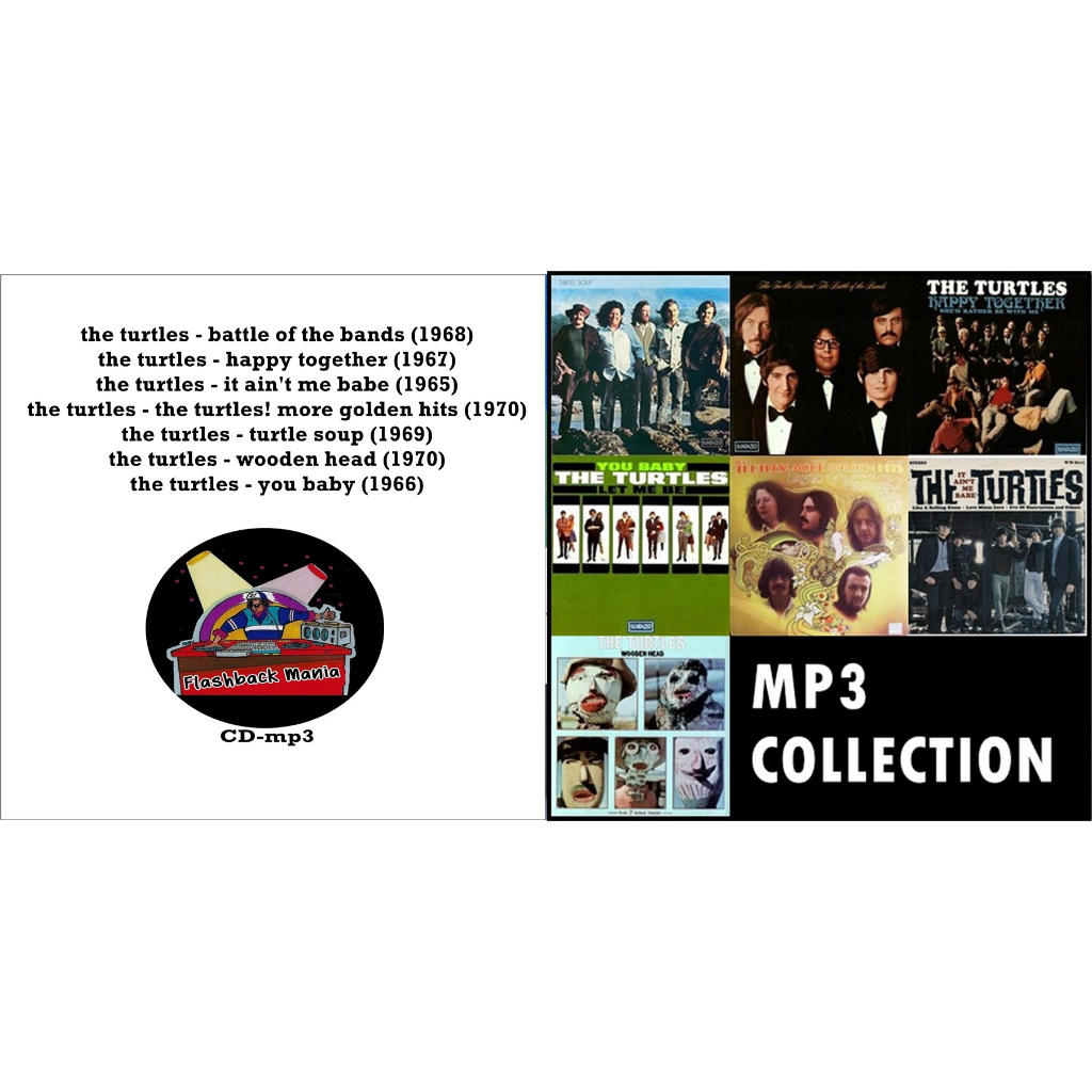 CD THE TURTLES (PSICODELIC ROCK) DISCOGRAFIA | Shopee Brasil
