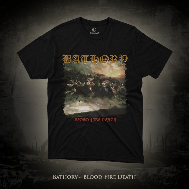 Camiseta: Bathory - Blood Fire Death - Black Metal - 100% algodão ...