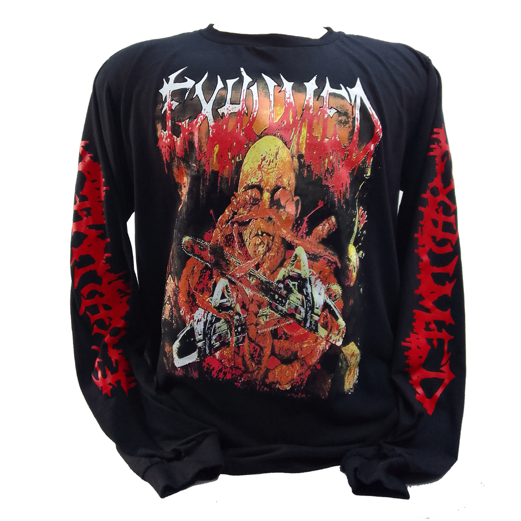 Camiseta Exhumed 005 Manga Longa. Camiseta Gore Metal | Shopee Brasil