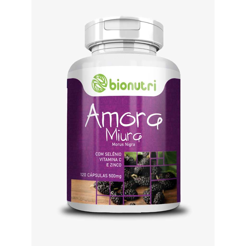 Amora Miura Original - 100% Linha Bionutri 500mg | Shopee Brasil