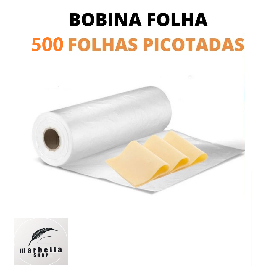Bobina Picotada Folhas Unicas 30x40 C 500 Folhas Para Frios Shopee