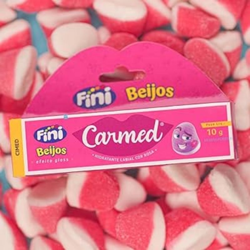 Carmed Fini Original - Hidratante Labial Gloss - Sabor Beijos 10gr ...