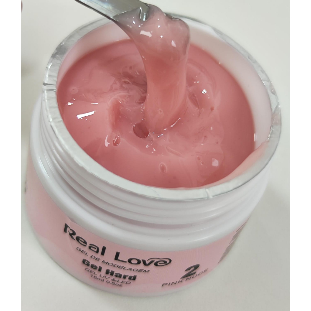 Gel Real Love Linha Hard 15ml Alongamento de Unhas Com Molde F1 ...