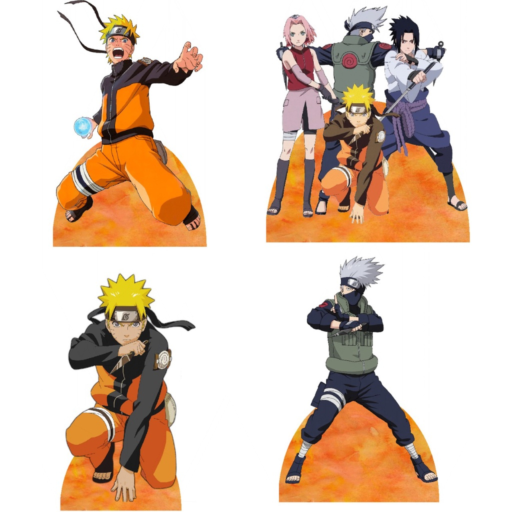 Display MDF de Mesa - Naruto 4 pças | Shopee Brasil