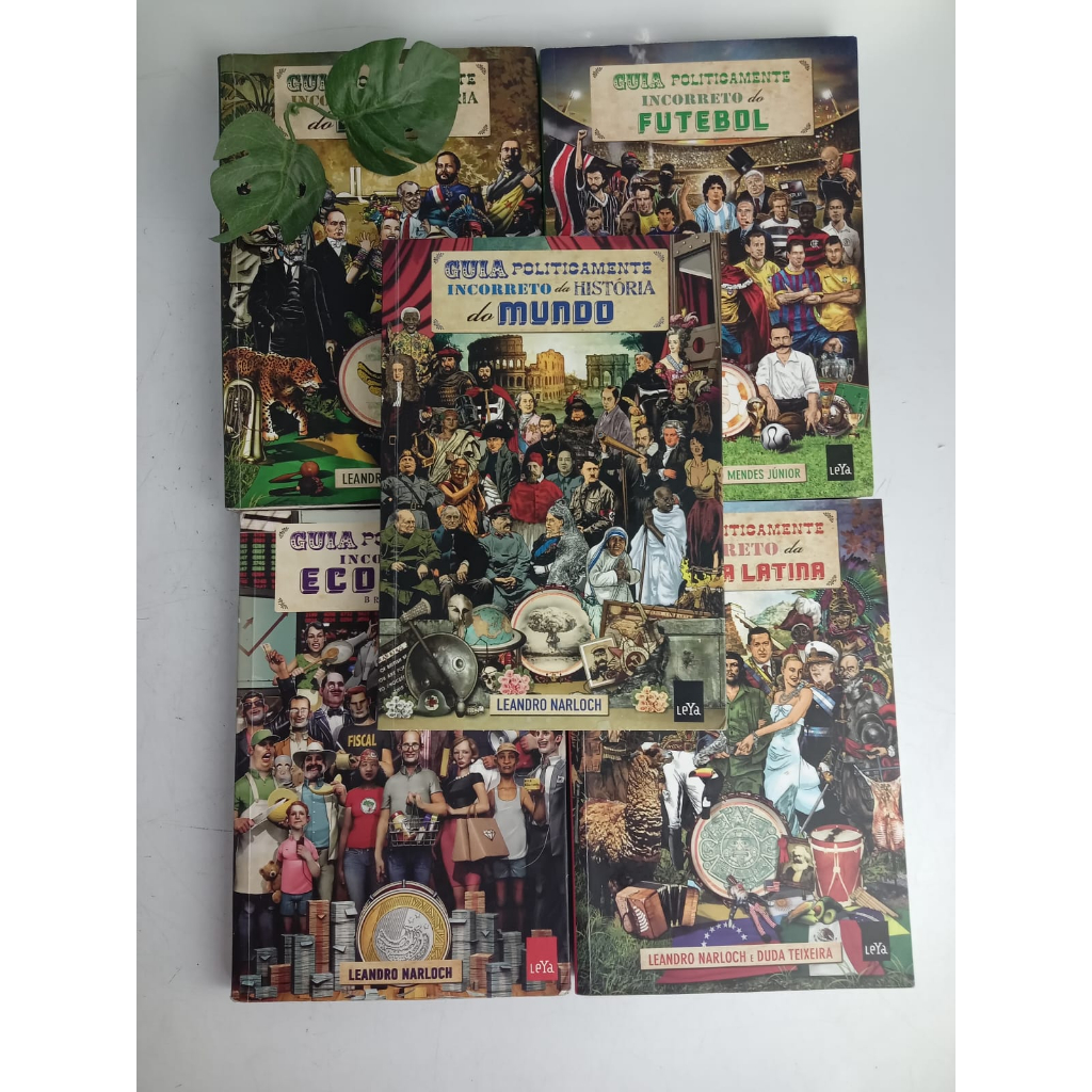 Livro Coleção Guia Politicamente Incorreto | Shopee Brasil