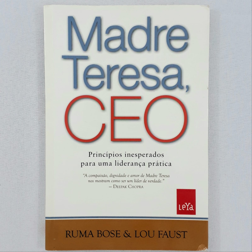 Livro Madre Teresa, CEO - Ruma Bose & Lou Faust | Shopee Brasil