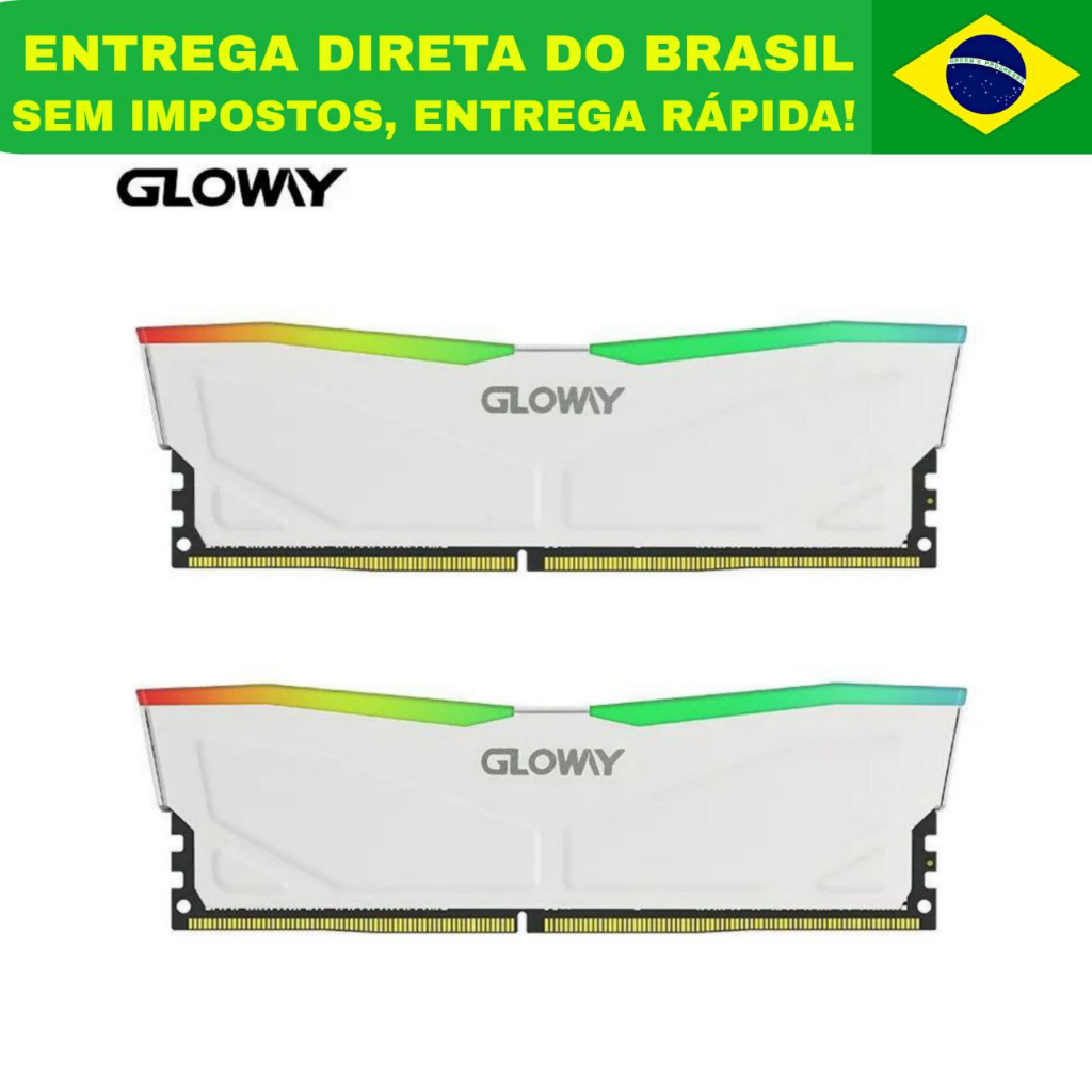 MEMÓRIA RAM GLOWAY 8GB , 2X8GB =16GB DDR4 3200 Mhz NOVA LACRADA ...