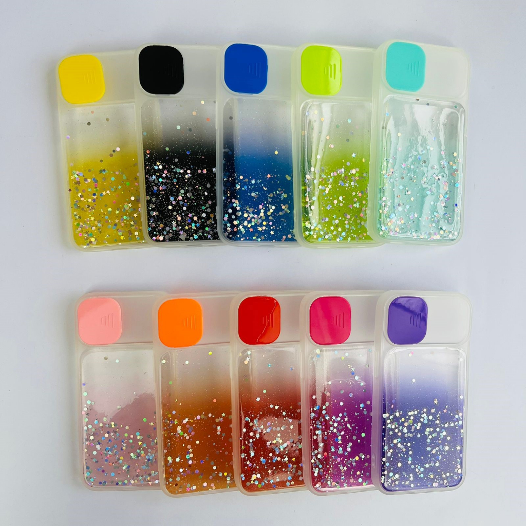 Capinha Case com Glitter Tampa Câmera Para Apple IP 13 6.1/ Capa ...