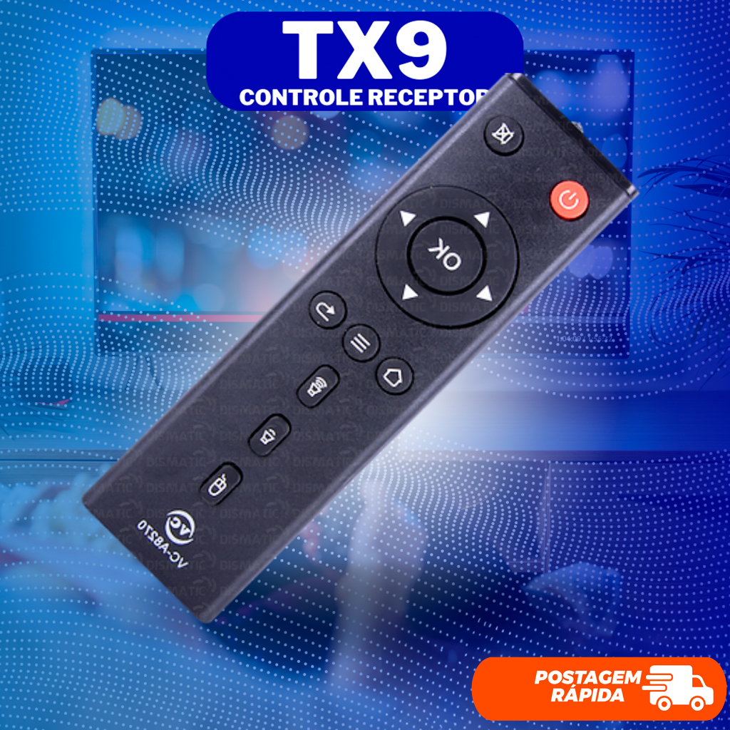 Controle Para Receptor Tv Box TX3 Mini TX5 TX5 Pro TX9 7109 Tanix ...