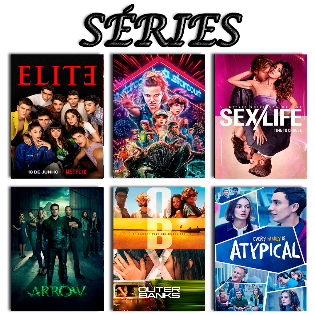 Quadros Placas Decorativas - Series Stranger Things, Lúcifer Friends ...