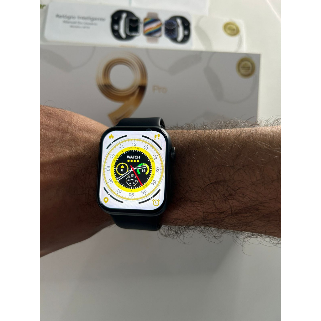 W59 Pro Smartwatch ios e android 47mm Original Serie 9 Tela 2.2 2023 Relógio Inteligente ...