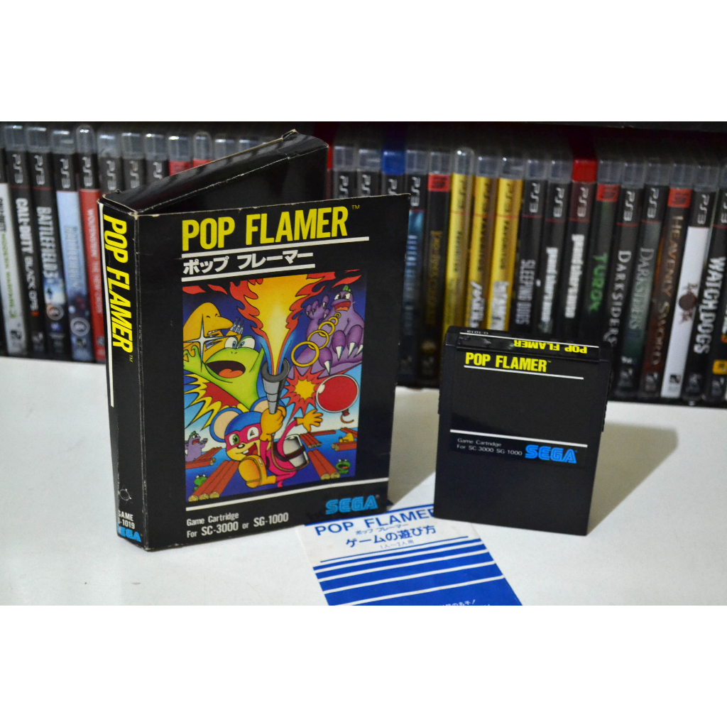 Pop Flamer Sega Mark Ii Sg 1000 Original Completo | Shopee Brasil