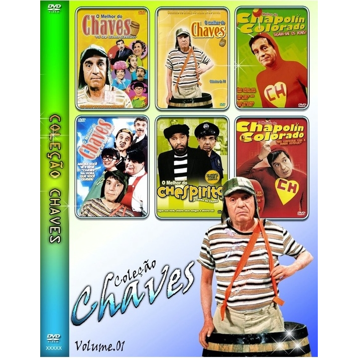 DVD Chaves 6 Em 1 - Filme Coleção Desenho Infantil | Shopee Brasil