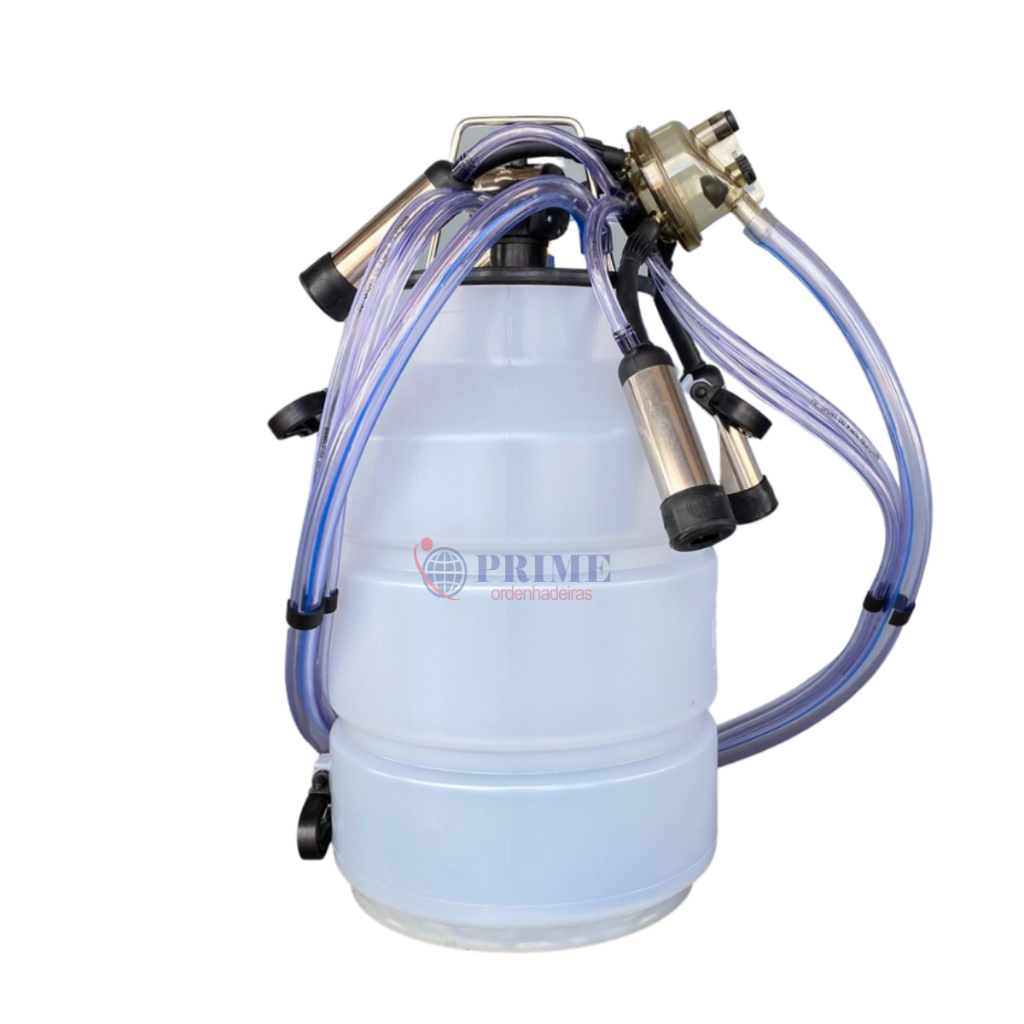 conjunto de ordenha em inox completo tarro 45 litros Coletor Gimenez | Shopee Brasil