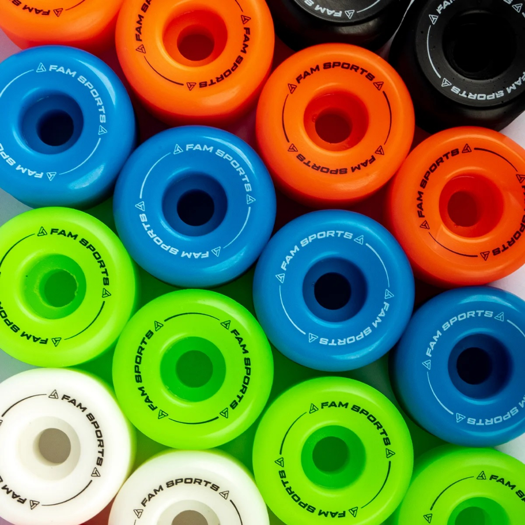 Rodas Skate Fam Sports 53mm Conica 95a Profissional Skateboard ...