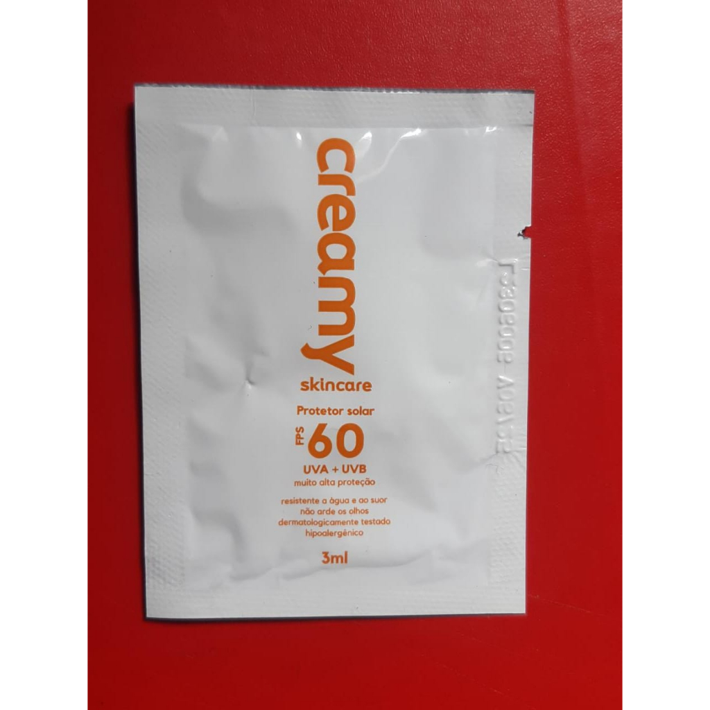 Sachê Protetor Solar Creamy | Shopee Brasil