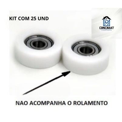 KIT COM 25 SUPORTE PARA ROLAMENTOS 608 | Shopee Brasil