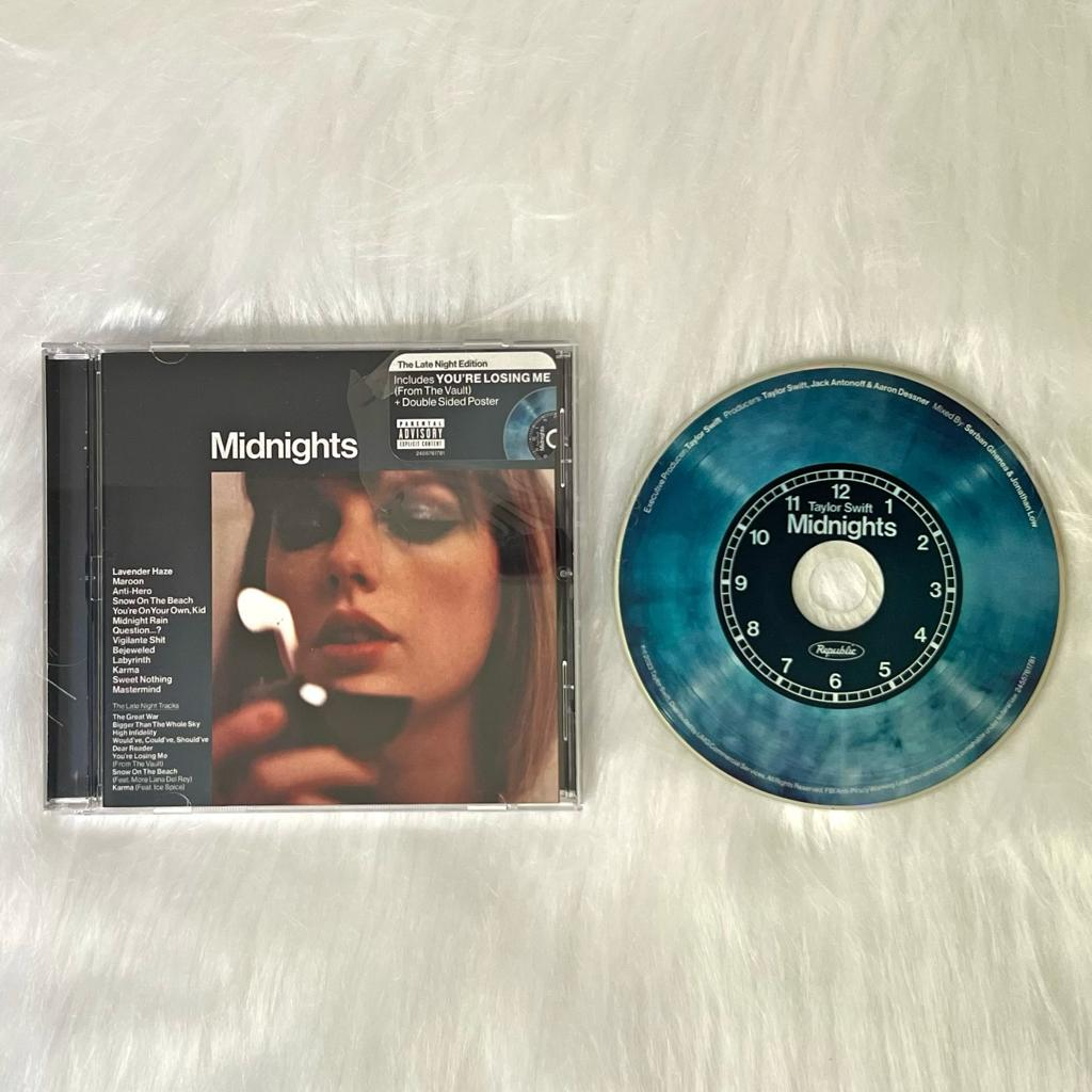 Taylor Swift | Midnights | CD | The Late Night Edition | Deluxe | Americano | Shopee Brasil
