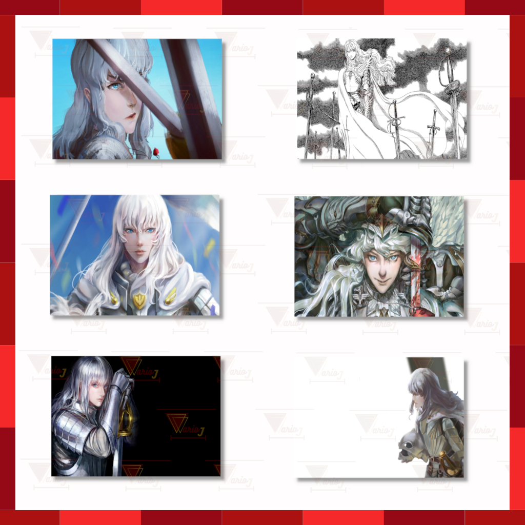 Placa Decorativa Quadro A4 Berserk Griffith Top Excelente Qualidade ...