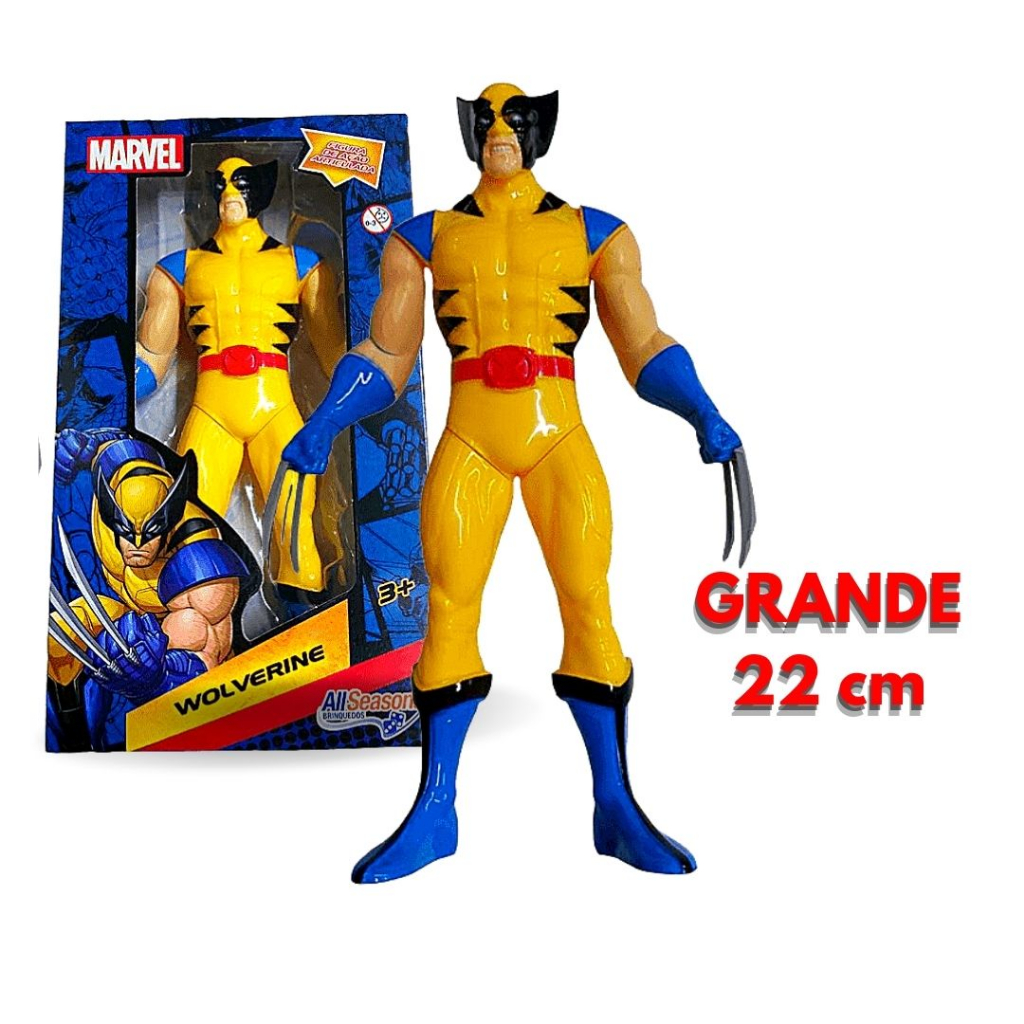 Boneco Wolverine Articulado Marvel Volverine | Shopee Brasil
