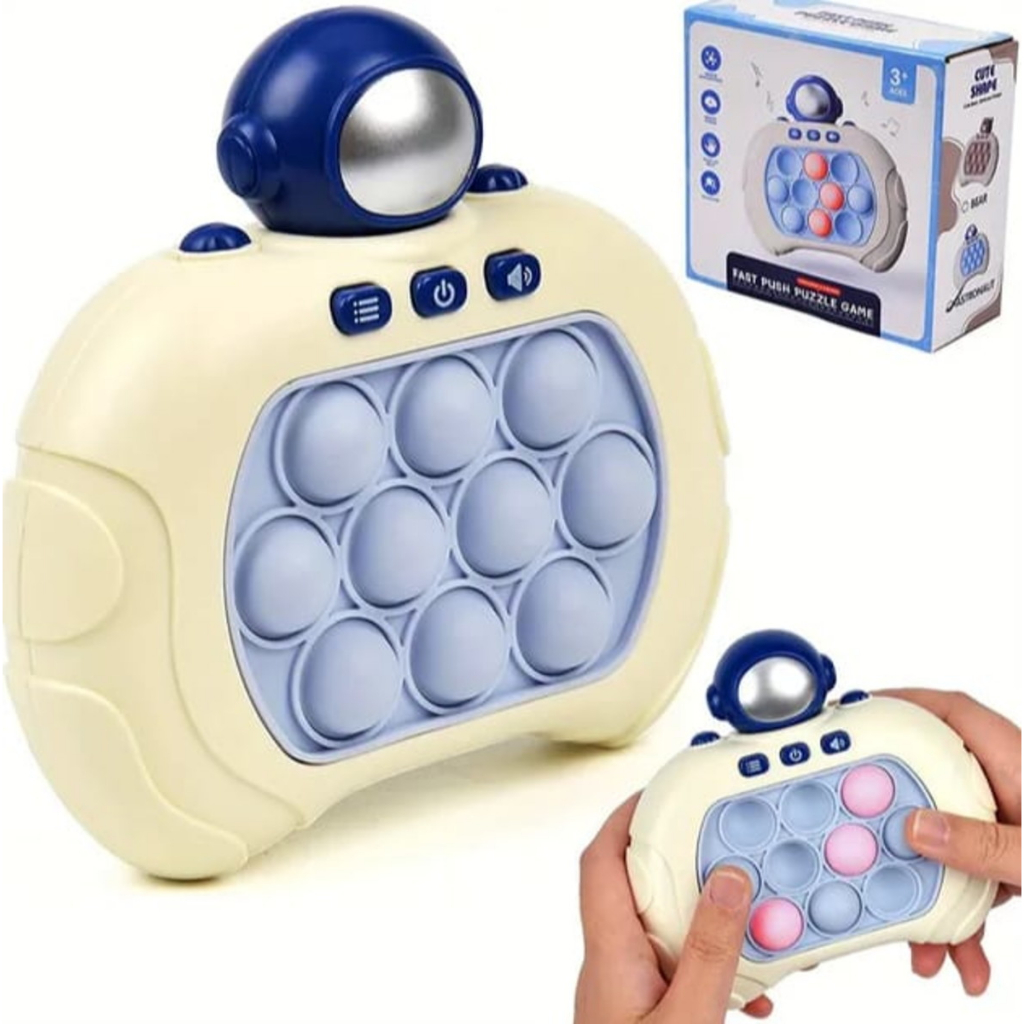 Brinquedo Jogo Pop IT Eletrônico Game Sensorial Fidget Toys Push Bubbles Console Infantil ...