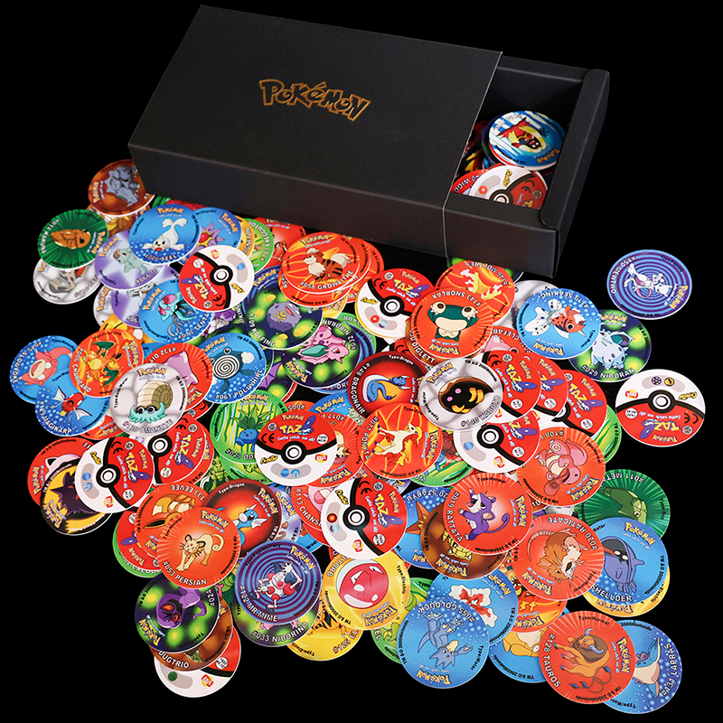 241 Tazos Pokemon Novos (160 Tazos Normais + 81 Tazos Holográficos/3D ...