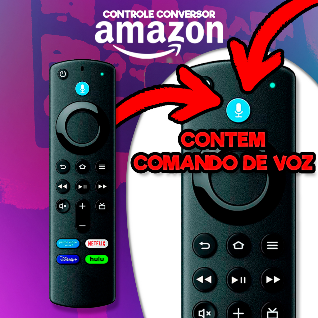 Controle Comando de Voz Para Amazon Fire Stick Fire TV Fire Stick 4k ...