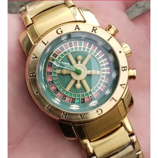 Relogio Masculino Speedway Turbine Cassino Roleta Luxo Ostentação ...