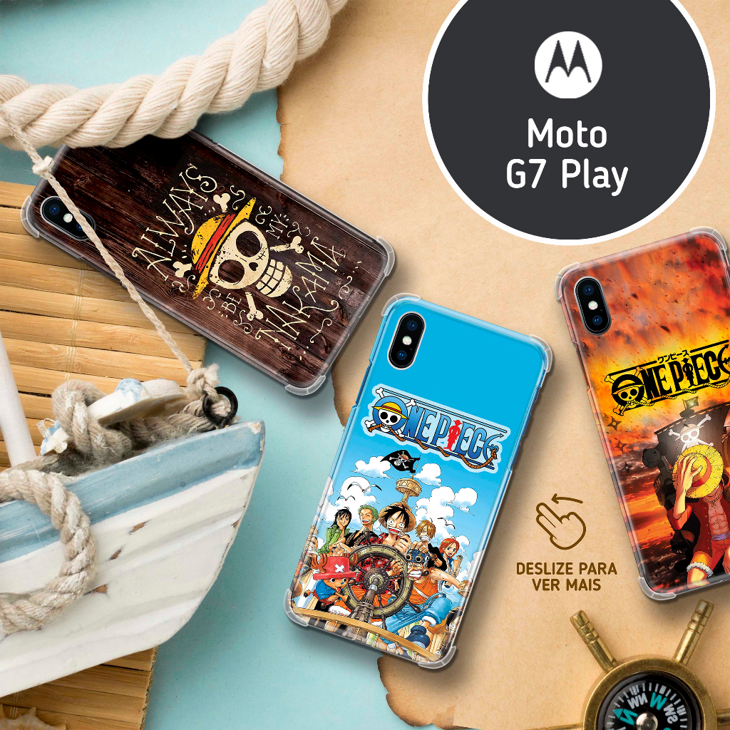 Capa Capinha - Motorola Moto G7 Play - One Piece Pirata Anime | Shopee ...