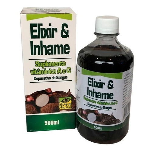 Elixir De Inhame 500 ml ( 1 frasco ) | Shopee Brasil