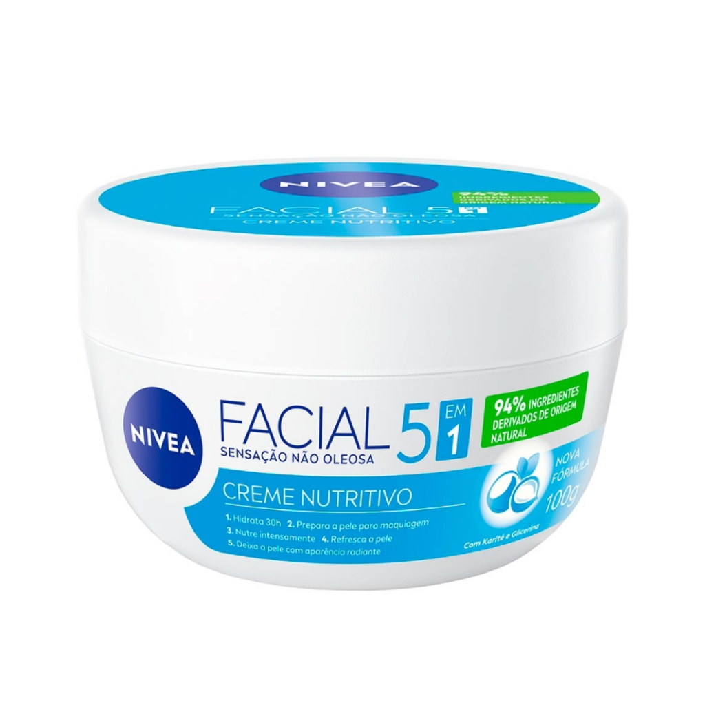 Hidratante Facial Nivea Creme Nutritivo (100g) | Shopee Brasil