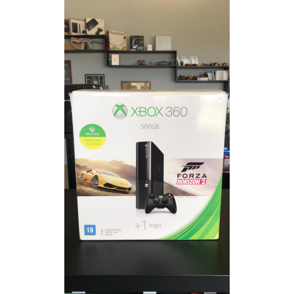CONSOLE XBOX 360 ULTRA SLIM 500GB NA CAIXA 100% ORIGINAL USADO | Shopee ...