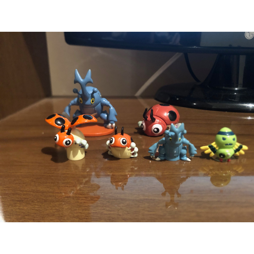 Boneco Figure Pokemon - Heracross, Ledyba, Ledian e Spinarak - Johto ...