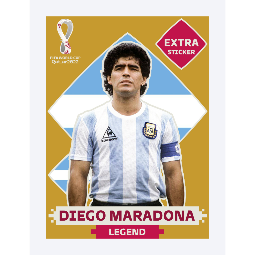 Figurinha Legend Diego Maradona Classic | Shopee Brasil
