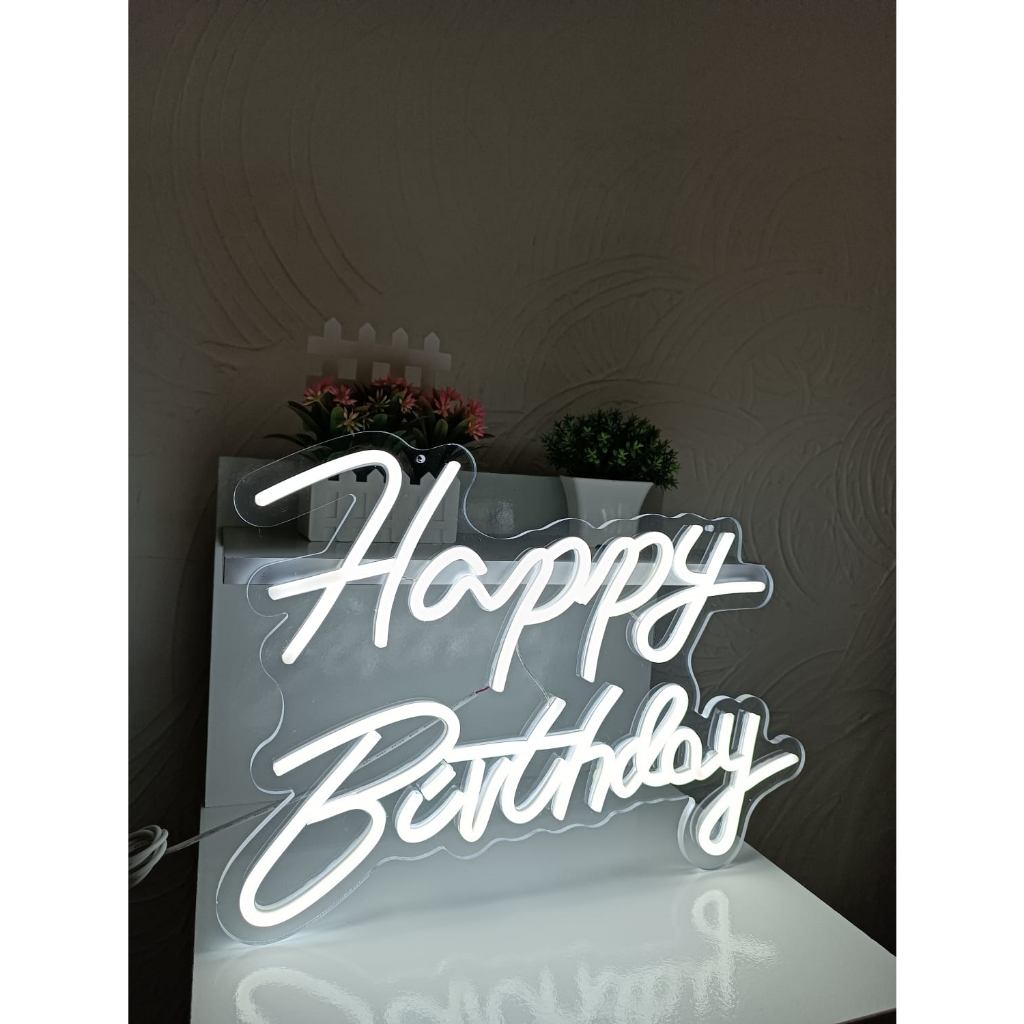 Painel de led Happy Birthday P | Shopee Brasil