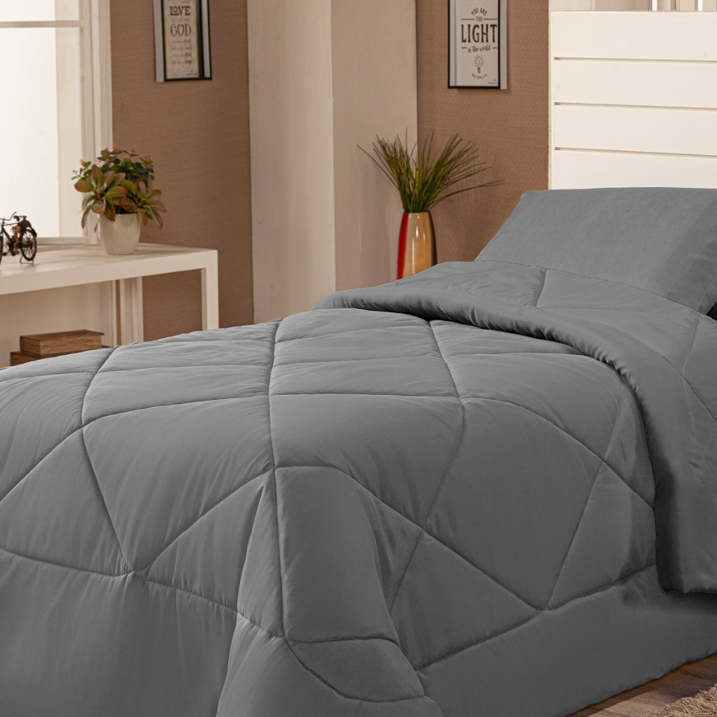 Edredom Solteiro Margarida Avulso Cobertor Super Macio Dupla Face ...