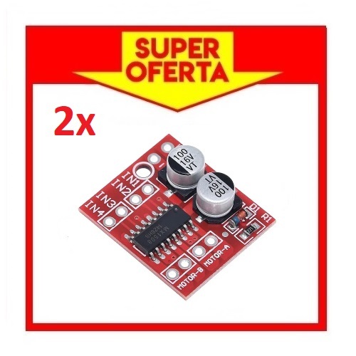 2 Modulo Driver Ponte H - L298N L 298 Mini 2 Canais Arduino, Pic ...