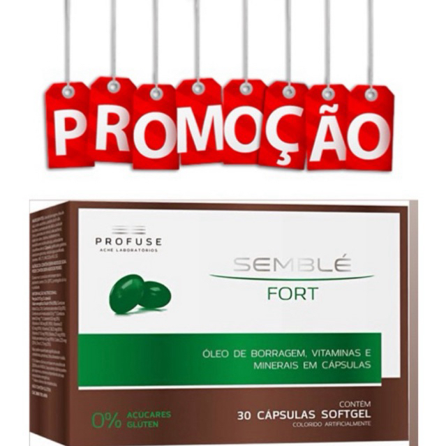 A MELHOR VITAMINA Semble Fort Profuse 30 Capsulas Softgel | Shopee Brasil