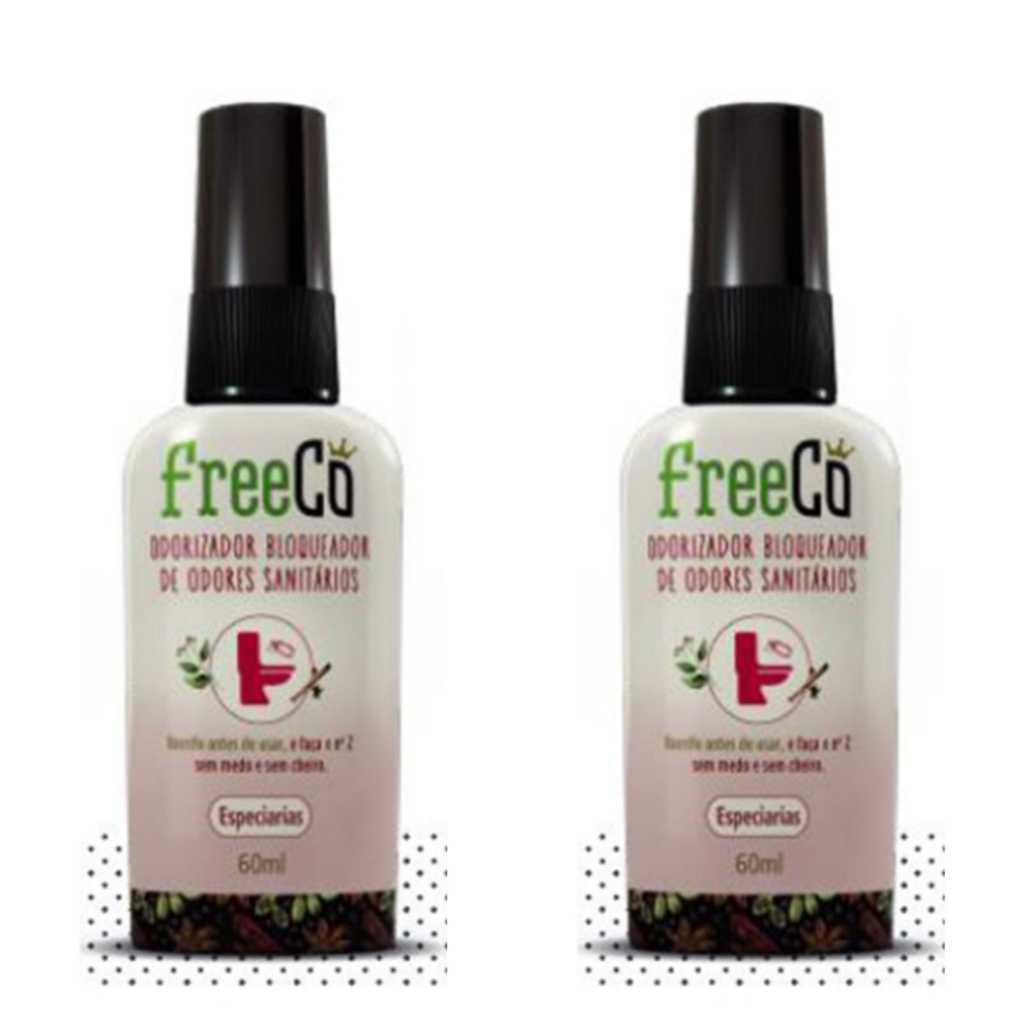 Kit Bloqueador De Odores Sanitários - Freecô com 2 unidades de 60ml ...
