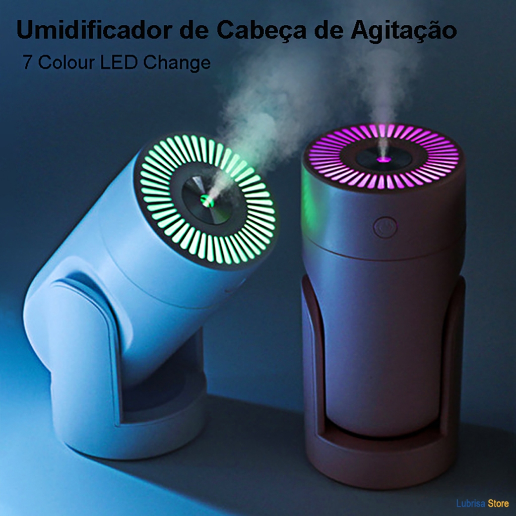 Umidificador De Ar Recarregável E Aromatizador Sem Fio Ultrassônico ...