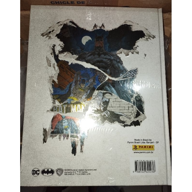Álbum Capa Dura Batman vazio e lacrado original | Shopee Brasil
