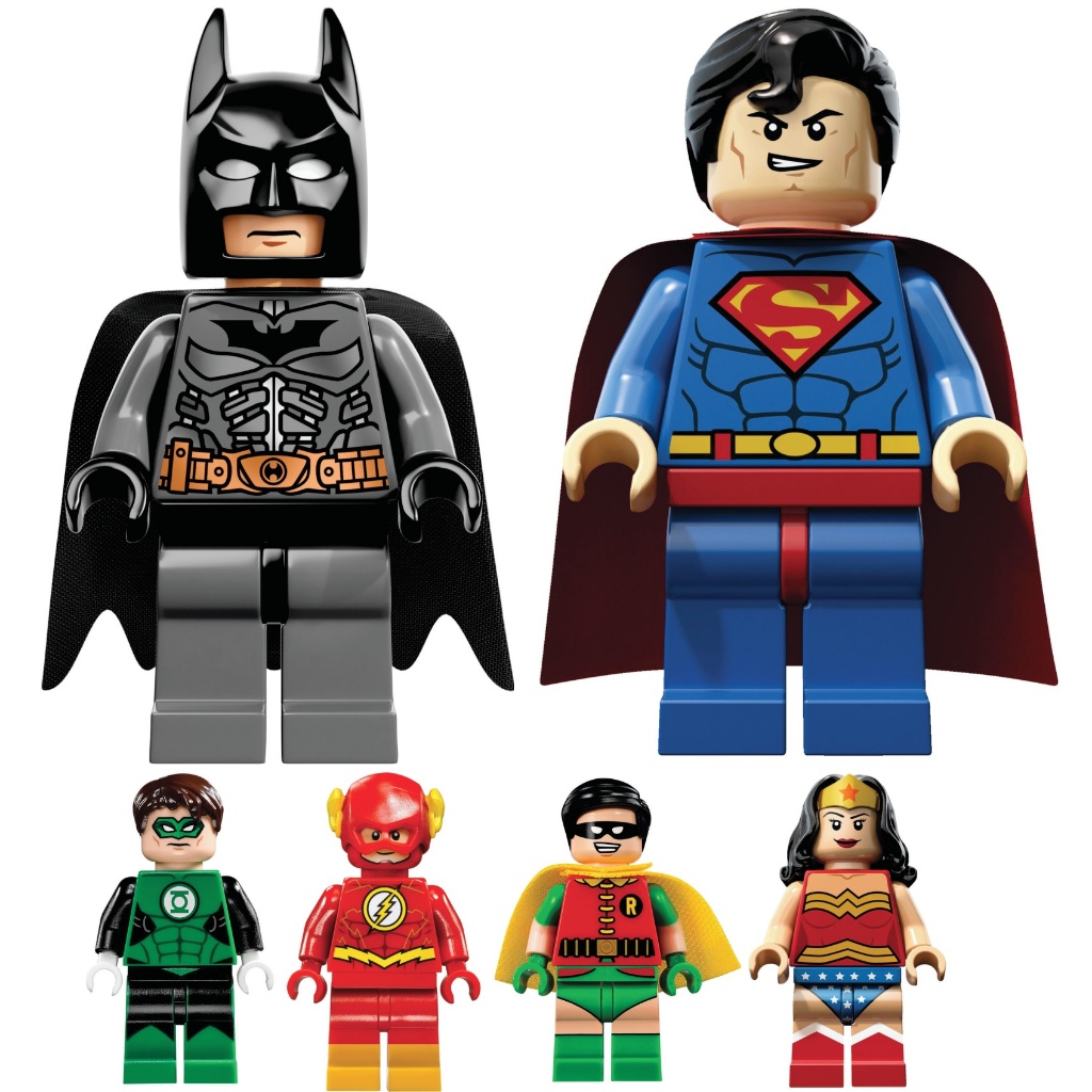 Display MDF de Mesa - Heróis Lego 6 pças | Shopee Brasil