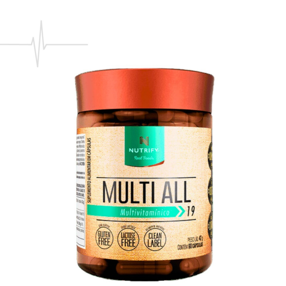 Suplemento Multivitamínico Nt Multi All 60 Cápsulas Nutrify | Shopee Brasil