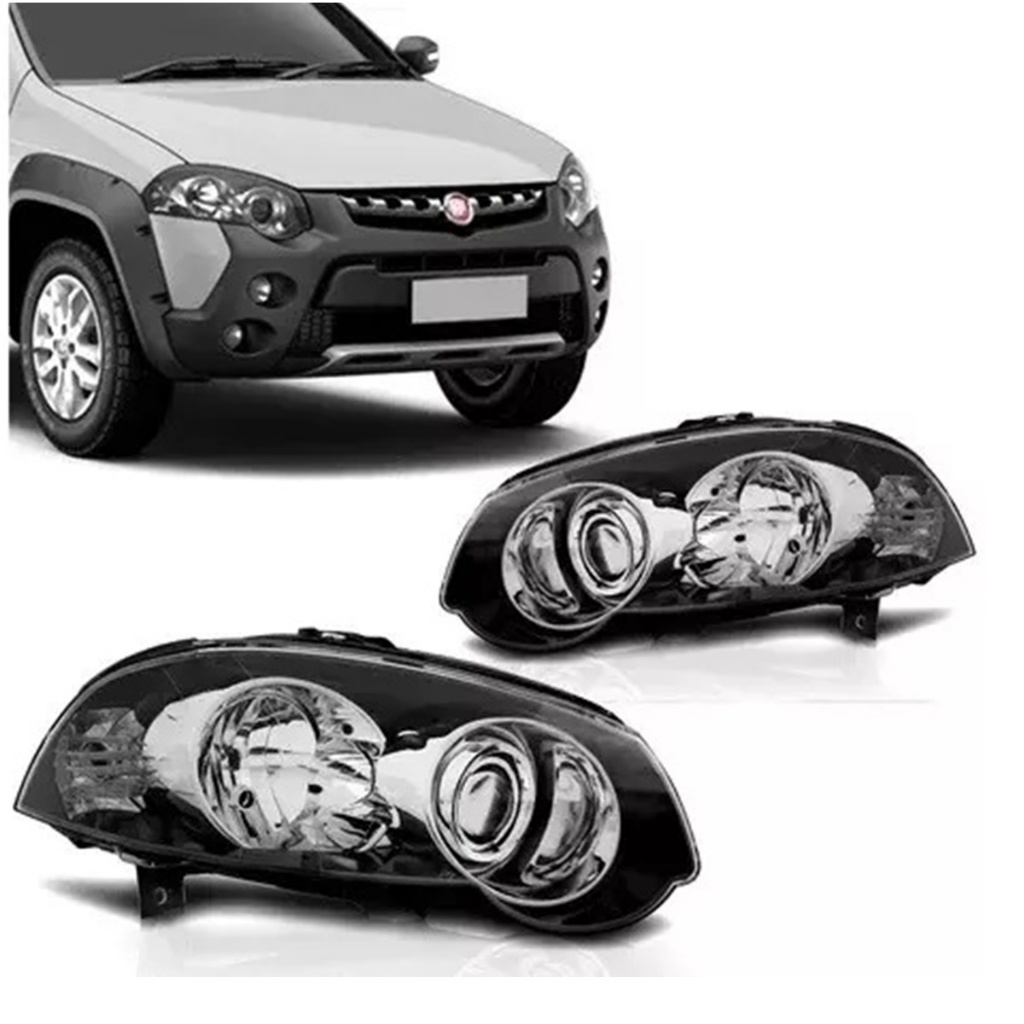 Farol Strada Palio Adventure Locker 2009 2010 A 2018 Novo | Shopee Brasil